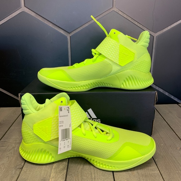 adidas | Shoes | Adidas Explosive Bounce 28 Lime Yellow Shoes | Poshmark